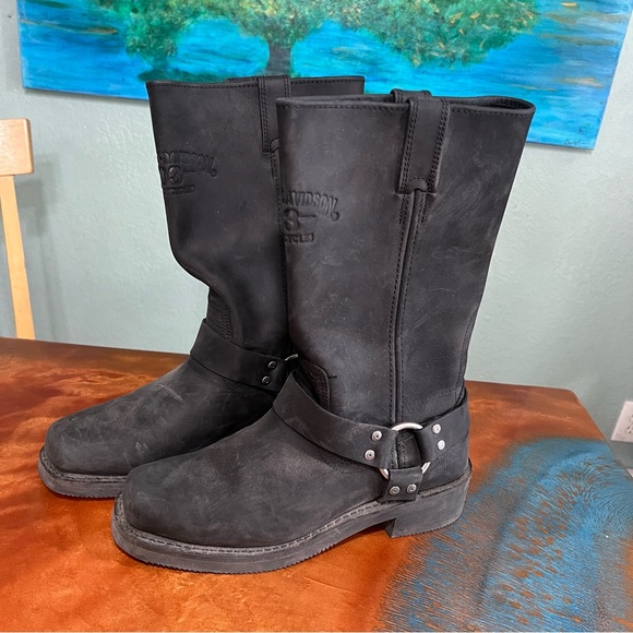 Harley-Davidson | Shoes | Harley Davidson Bowden Black Leather Harness ...